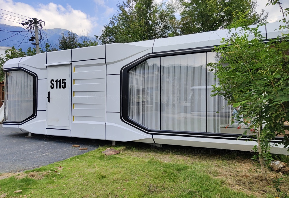 モバイルハウス(4m*6m*2.8m)ダ-クグレ- 2 式_CARONモバイルハウス- CARON 国際貿易株式会社